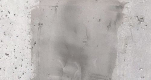 Demonstratie op locatie van de Emcefix Spachtel F - MC-Bauchemie